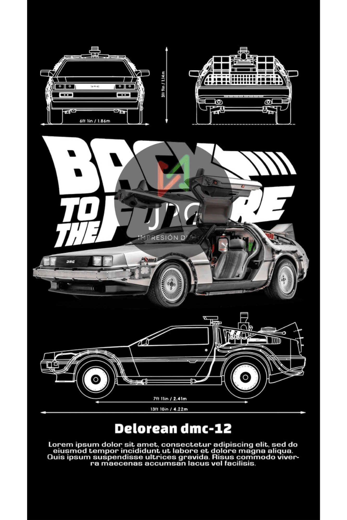 Delorian – JPG Impresion Digital